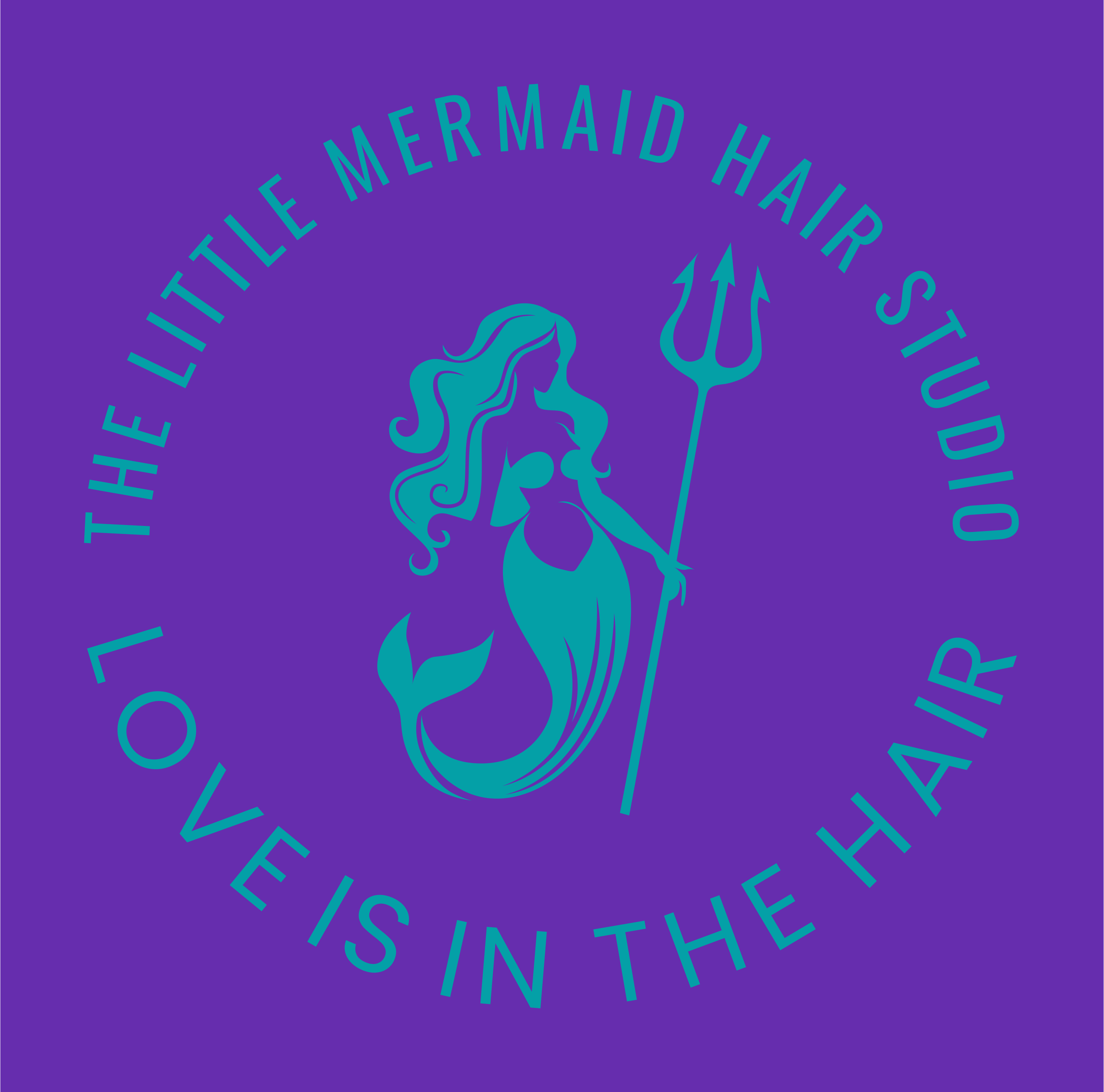 The Little Mermaid Hair Studio logo